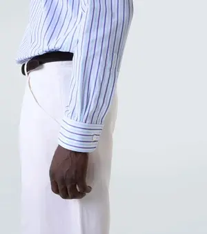 Charvet Striped Cotton Poplin Shirt
