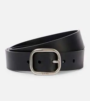 Loewe Leather Belt - Black
