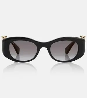 Cartier Panthère De Square Sunglasses - Brown