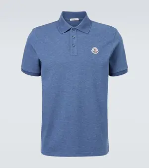 Moncler Color Blocked Polos For Men