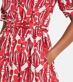 La DoubleJ Libertine Printed Cotton Shirt Dress - Red