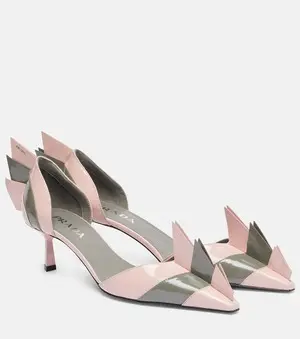 Prada Patent Leather Pumps - Pink