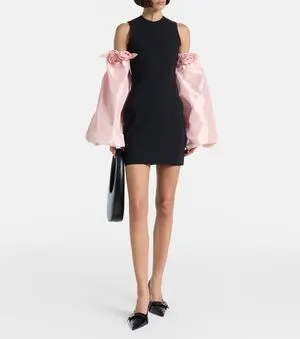 Coperni Floral-appliqué Minidress