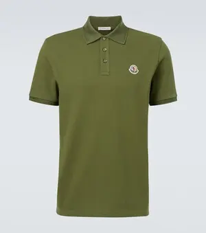 Moncler Color Blocked Polos For Men
