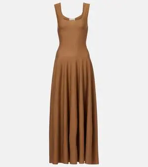 KHAITE Jodie Wool Maxi Dress