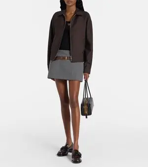 Prada Ribbed-knit Cotton Jersey Tank Top - Black