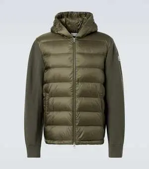 Moncler Quilted Wool And Down Jacket