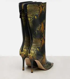 JIMMY CHOO Archive Boot 100 Leather Knee-high Boots
