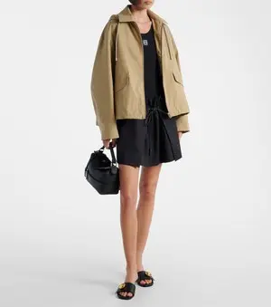 Loewe Pebble 45 Leather Mules - Black