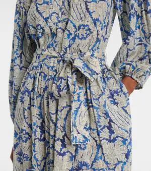 Ulla Johnson Seraphina Printed Cotton-blend Midi Dress