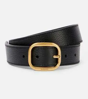 Loewe Leather Belt - Black