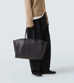 THE ROW Marlo Leather Tote Bag - Black