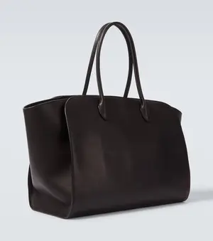 THE ROW Marlo Leather Tote Bag - Black