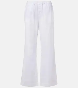 Asceno Rosa Cotton Straight Pants
