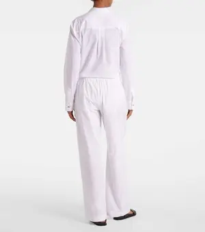 Asceno Rosa Cotton Straight Pants