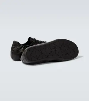 Prada Collapse Leather Sneakers