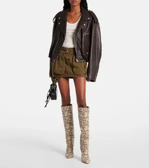 Paris Texas Lavinia 100 Leather Knee-high Boots