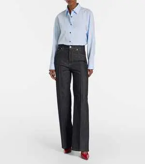 Stella McCartney Mid-rise Wide-leg Jeans