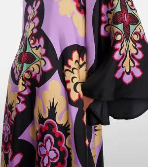 La DoubleJ Palazzo Placee Silk Twill Maxi Dress