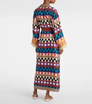 Valentino Garavani Polka-dot Silk Beach Cover-up