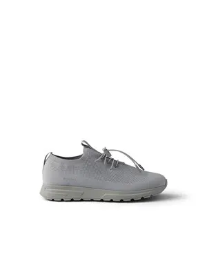 Prada Prax Stretch Knit Sneakers - Grey