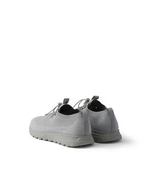 Prada Prax Stretch Knit Sneakers - Grey