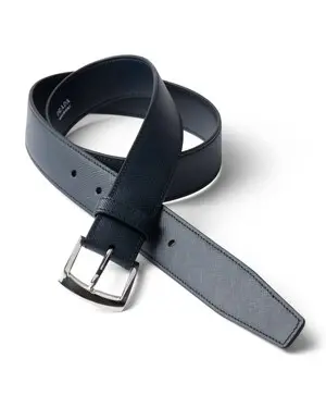 Prada Saffiano Leather Belt Strap - Blue