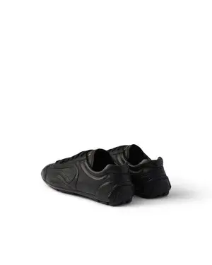 Prada Montecarlo Re-edition 2005 Nappa Leather Sneakers - Black