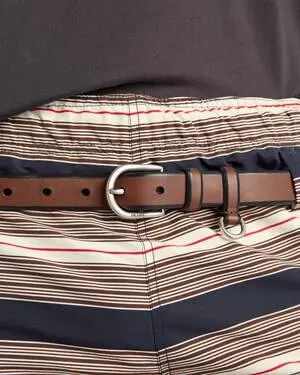 Prada Leather And Cord Belt