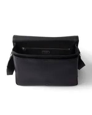 Prada Leather Shoulder Bag - Black