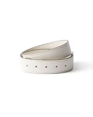 Prada Leather Belt Strap Neutral