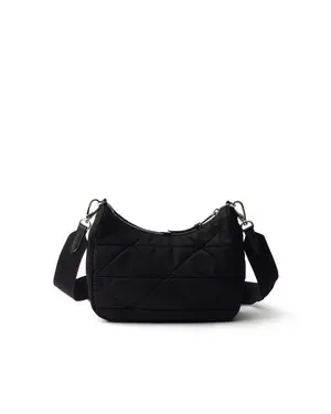 Prada Padded Re-nylon Shoulder Bag - Black