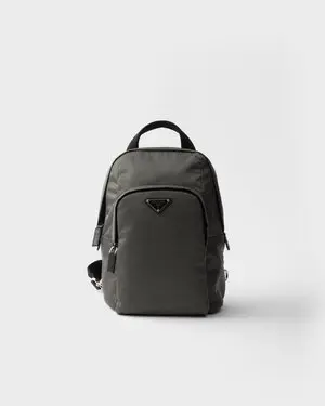 Prada Re-nylon And Saffiano Leather Backpack