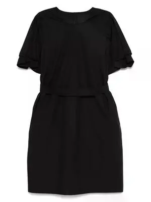 LESS Belted Midi Dress