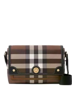 Burberry Note Crossbody Bag - Brown