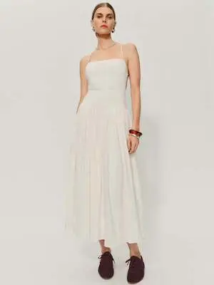 REFORMATION Perlette Midi Dress