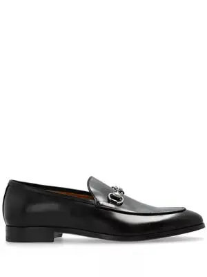 Gucci Horsebit-detail Leather Loafers