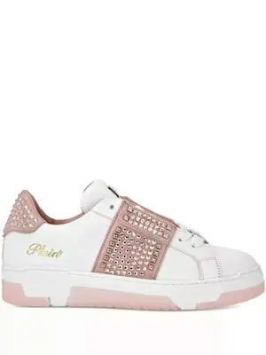 Philipp Plein Studded Leather Sneakers