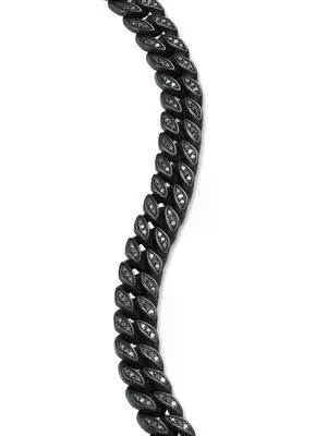David Yurman Curb Chain Diamond Bracelet