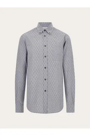 FERRAGAMO Monogram Shirt - Red