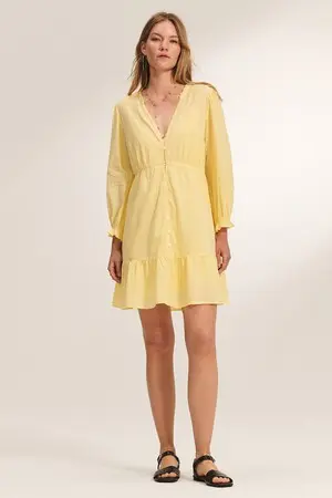 Velvet By Graham & Spencer Samantha Dress - Yellow