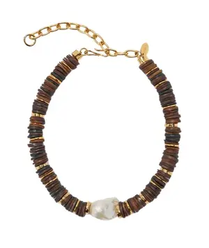 Veronica Beard Bilbao Collar Necklace - Brown