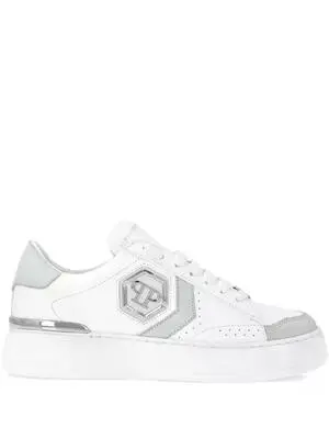 Philipp Plein Hexagon Logo Sneakers - White