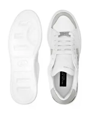 Philipp Plein Hexagon Logo Sneakers - White
