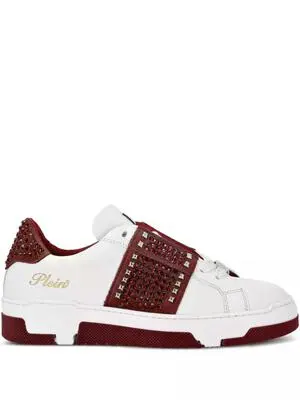 Philipp Plein Stud-embellished Low-top Sneakers - Red