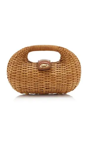 Cult Gaia Lydia Wicker Bag
