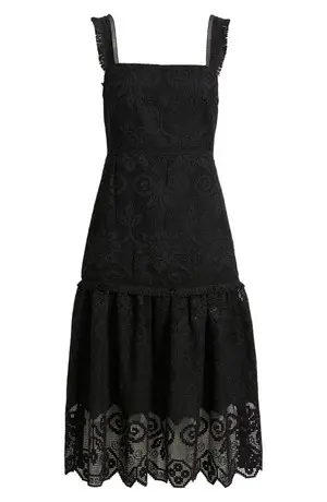 Kobi Halperin Mona Lace Fit & Flare Midi Dress