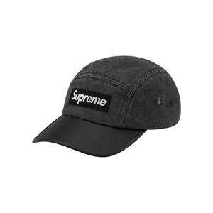 Supreme Two-tone Denim Camp Cap - Black