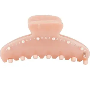 Alexandre De Paris Perle Hair Clip - Pink
