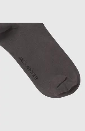 JACK ARCHER Anytime Socks - Charcoal Gray